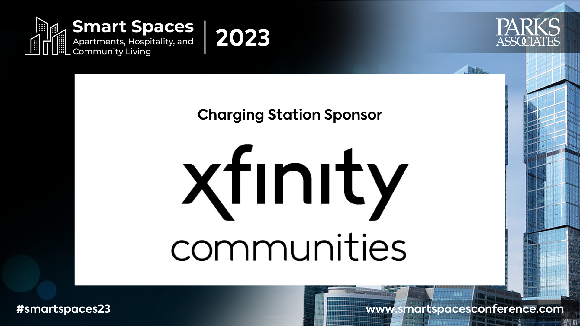 Smart Spaces 2023 – Charging Station Sponsor – Xfinity Communities