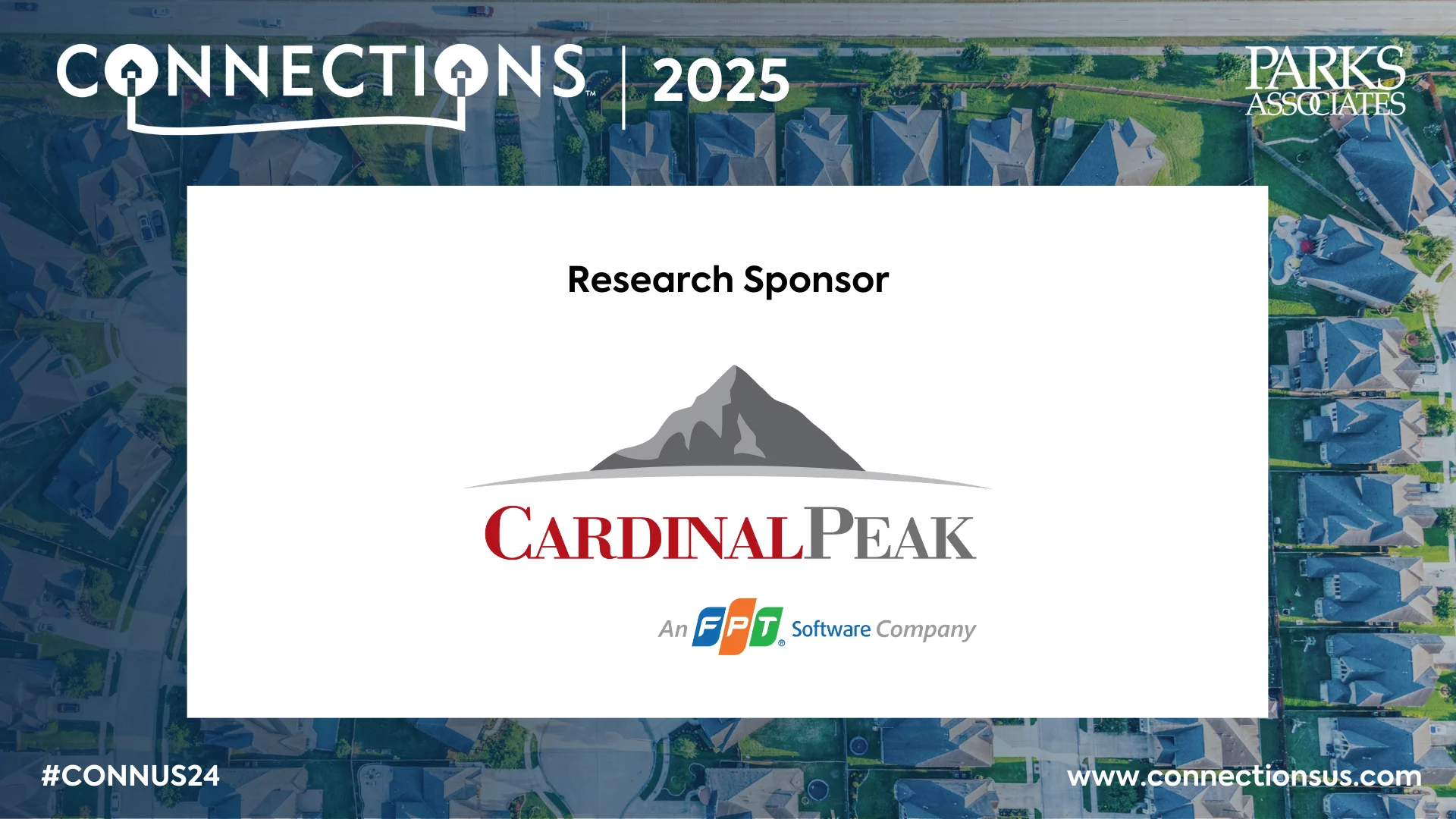 Parks Associates Announces Cardinal Peak as Research Sponsor
